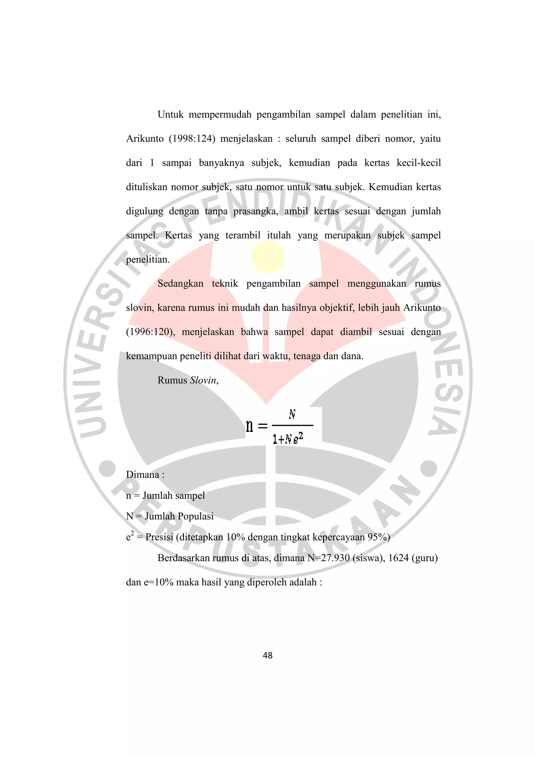 METODOLOGI PENELITIAN (Contoh Karya Ilmiah) | PDF