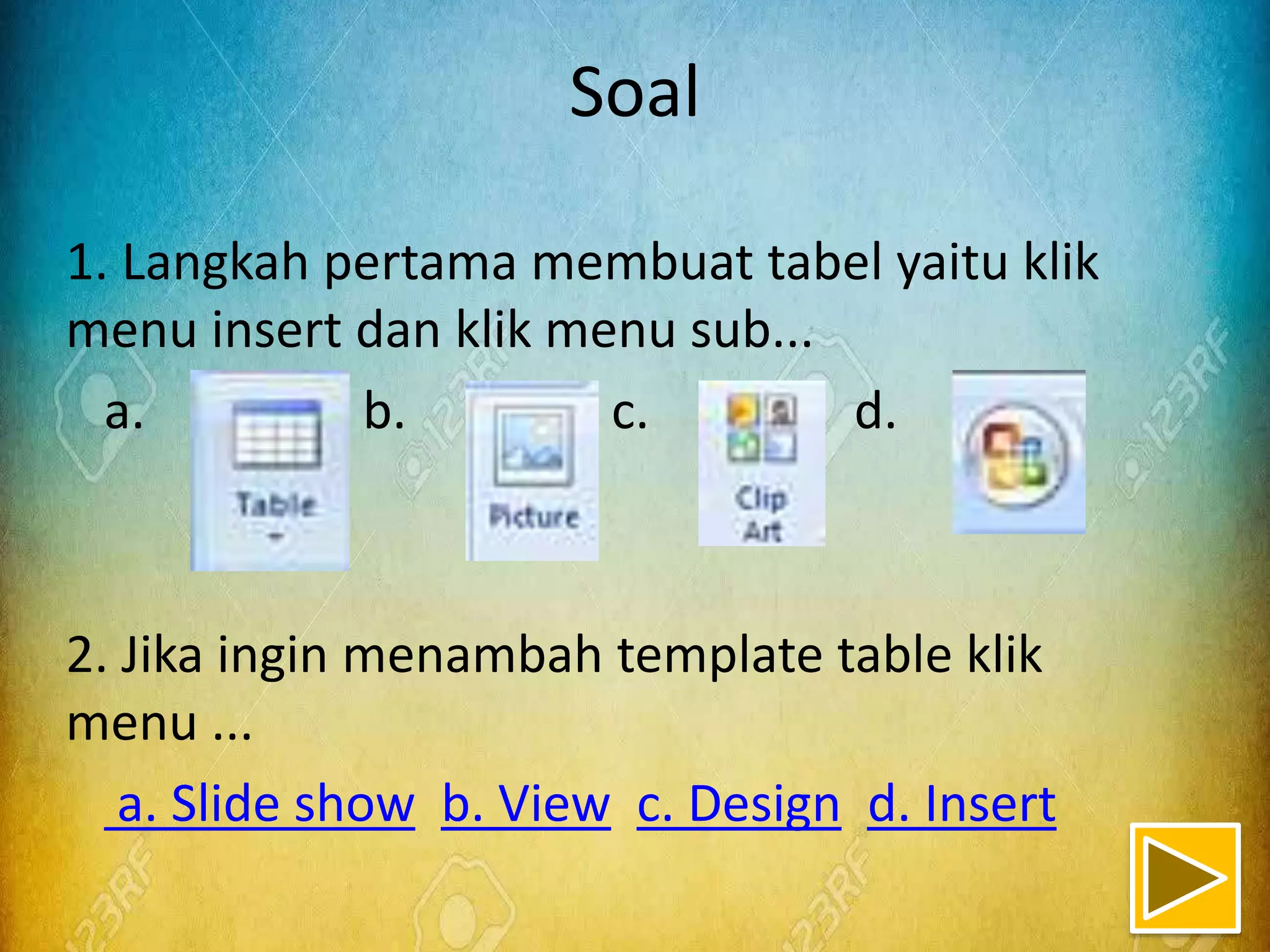 Materi TIK kelas 9 "Membuat tabel,grafik,dan diagram organisasi" | PPT