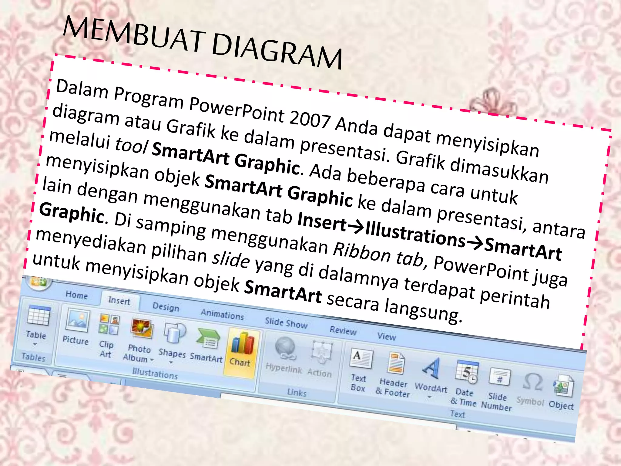 Bab 3 :MENAMBAHKAN TABEL GRAFIK DAN DIAGRAM | PPTX