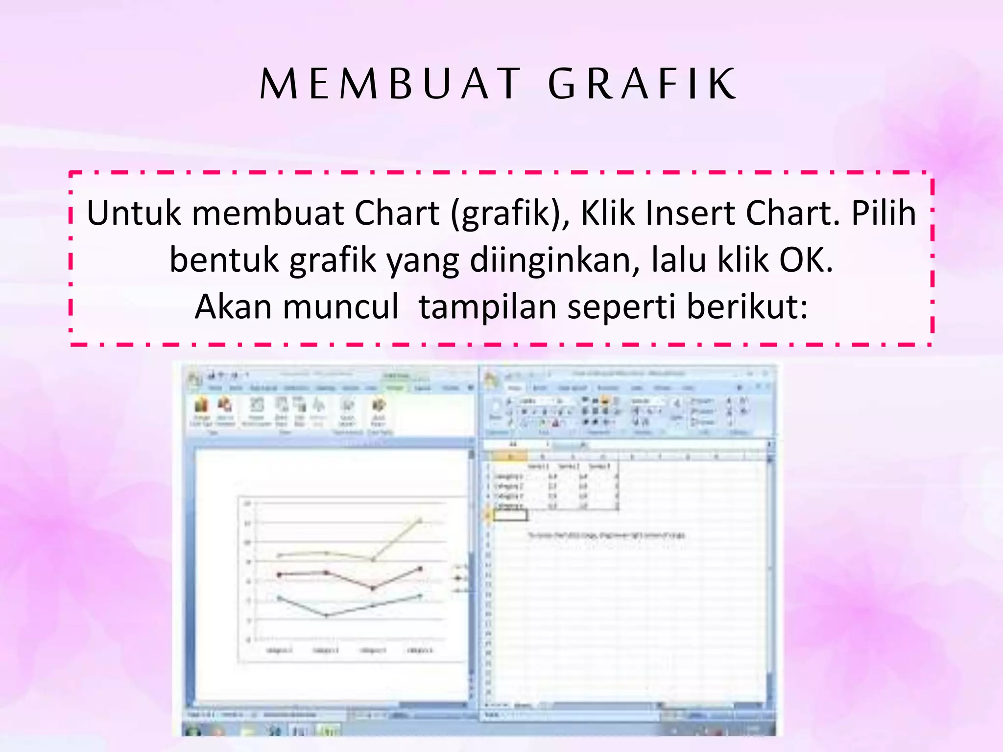 Bab 3 :MENAMBAHKAN TABEL GRAFIK DAN DIAGRAM | PPTX