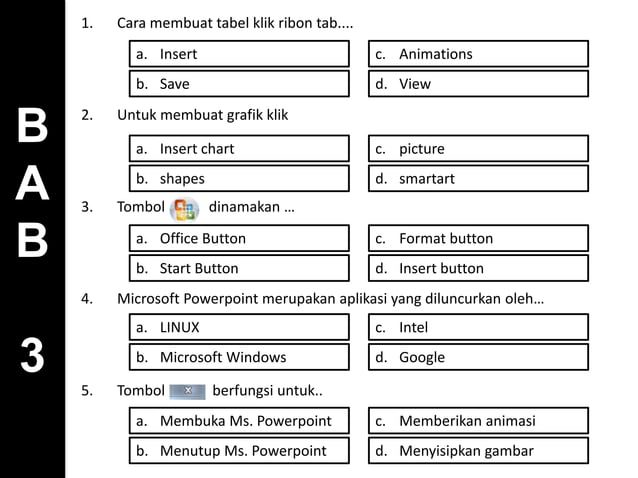 Bab 3 :MENAMBAHKAN TABEL GRAFIK DAN DIAGRAM | PPTX