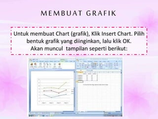 Bab 3 :MENAMBAHKAN TABEL GRAFIK DAN DIAGRAM | PPTX