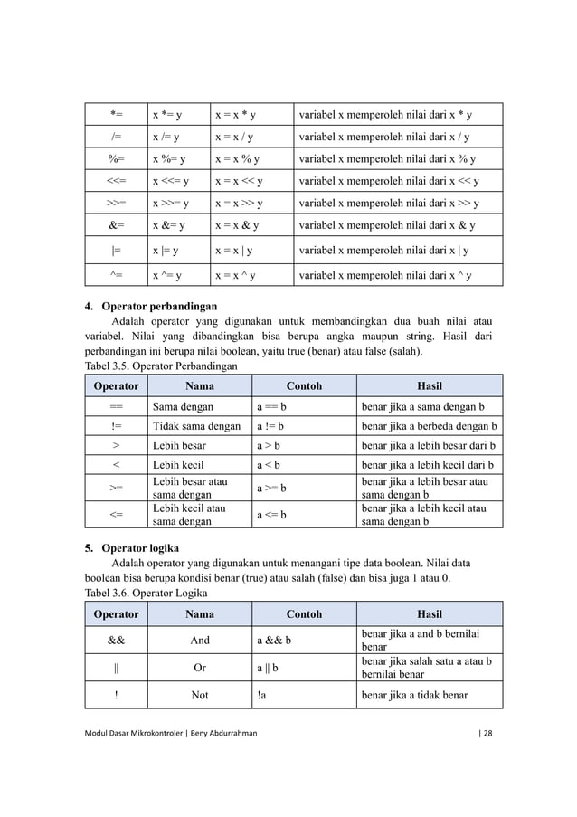 Modul Mikrokontroler - Bab 3. Pemrograman Mikrokontroler | PDF