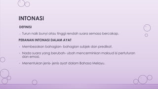 MPU 1212 (Bab 3: INTONASI) | PDF