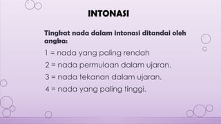 MPU 1212 (Bab 3: INTONASI) | PDF