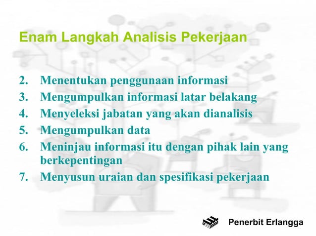 Bab 3 - Analisis Pekerjaan (Job Analysis) | PPS