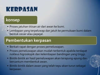 Bab 3 kelembapan udara dan kerpasan | PPTX