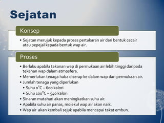 Bab 3 kelembapan udara dan kerpasan | PPTX
