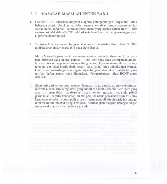 Bab3 ketergantungan fungsional | PDF