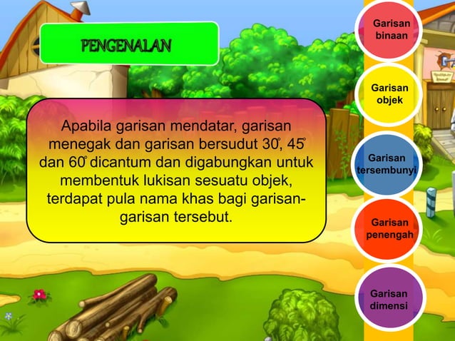 Bab 3 lukisan teknik-jenis garisan | PPTX