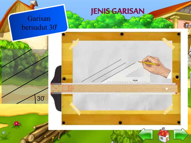 Bab 3 lukisan teknik-jenis garisan | PPTX