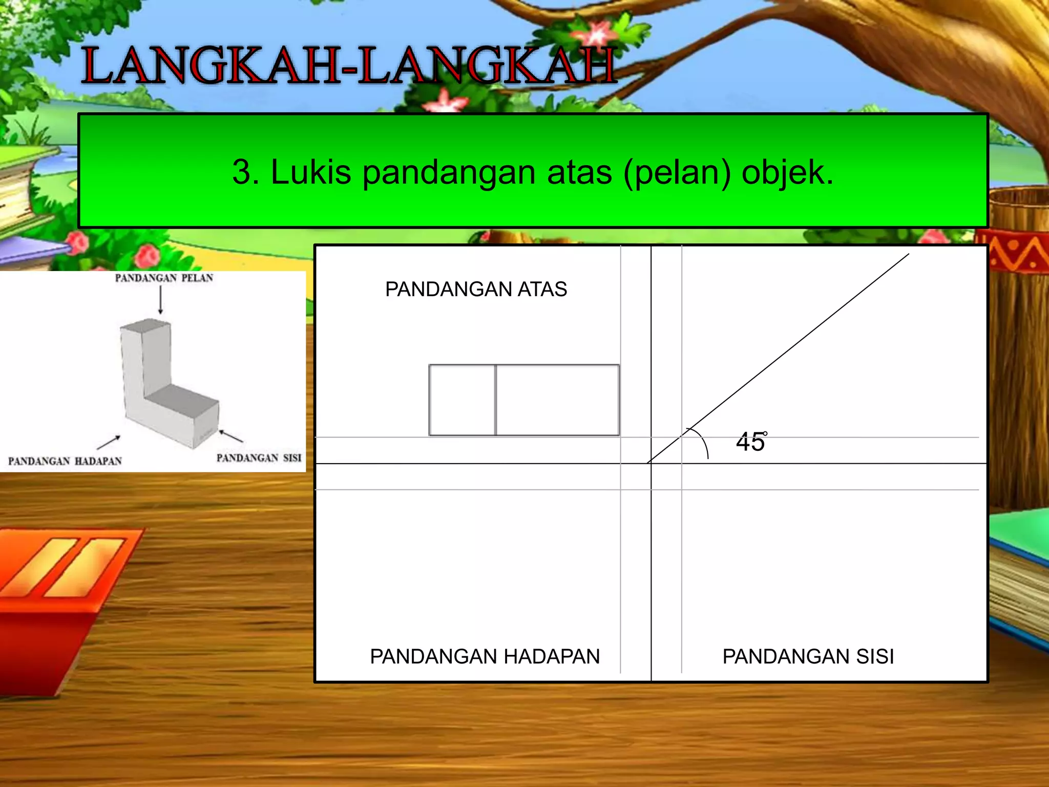Bab 3 lukisan teknik - unjuran ortografik | PPTX