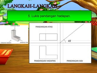 Bab 3 lukisan teknik - unjuran ortografik | PPTX