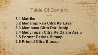 Bab3 pengolahan citra digital | PPTX