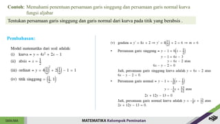 Materi Matematika Kelas 12 Bab Persamaan | PPTX