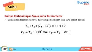 BAB 3 IPA SMP Kelas 7 - Suhu Kalor dan Pemuaian.pptx