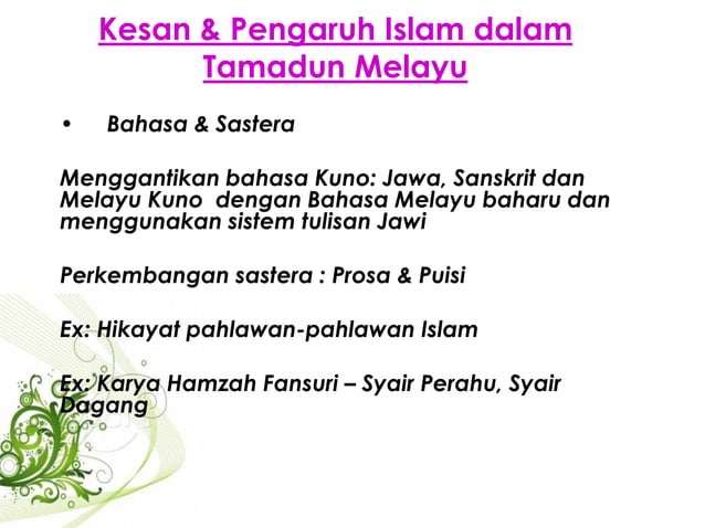 Bab 3 tamadun melayu | PDF