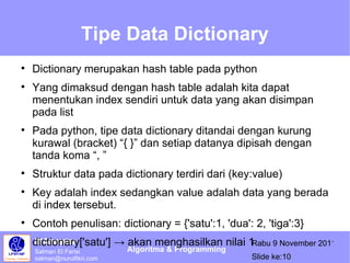 Bab3 tipe-data-control | PPT