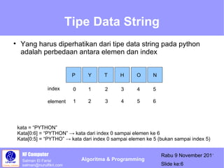 Bab3 tipe-data-control | PPT