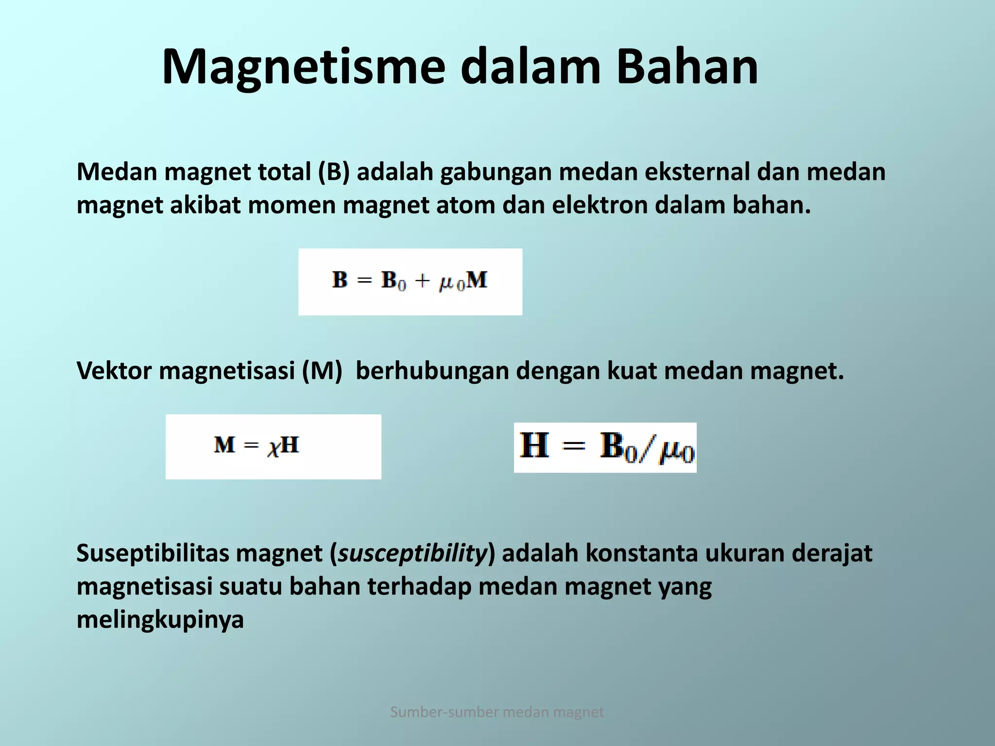 Sumber Sumber Medan Magnet | PPTX