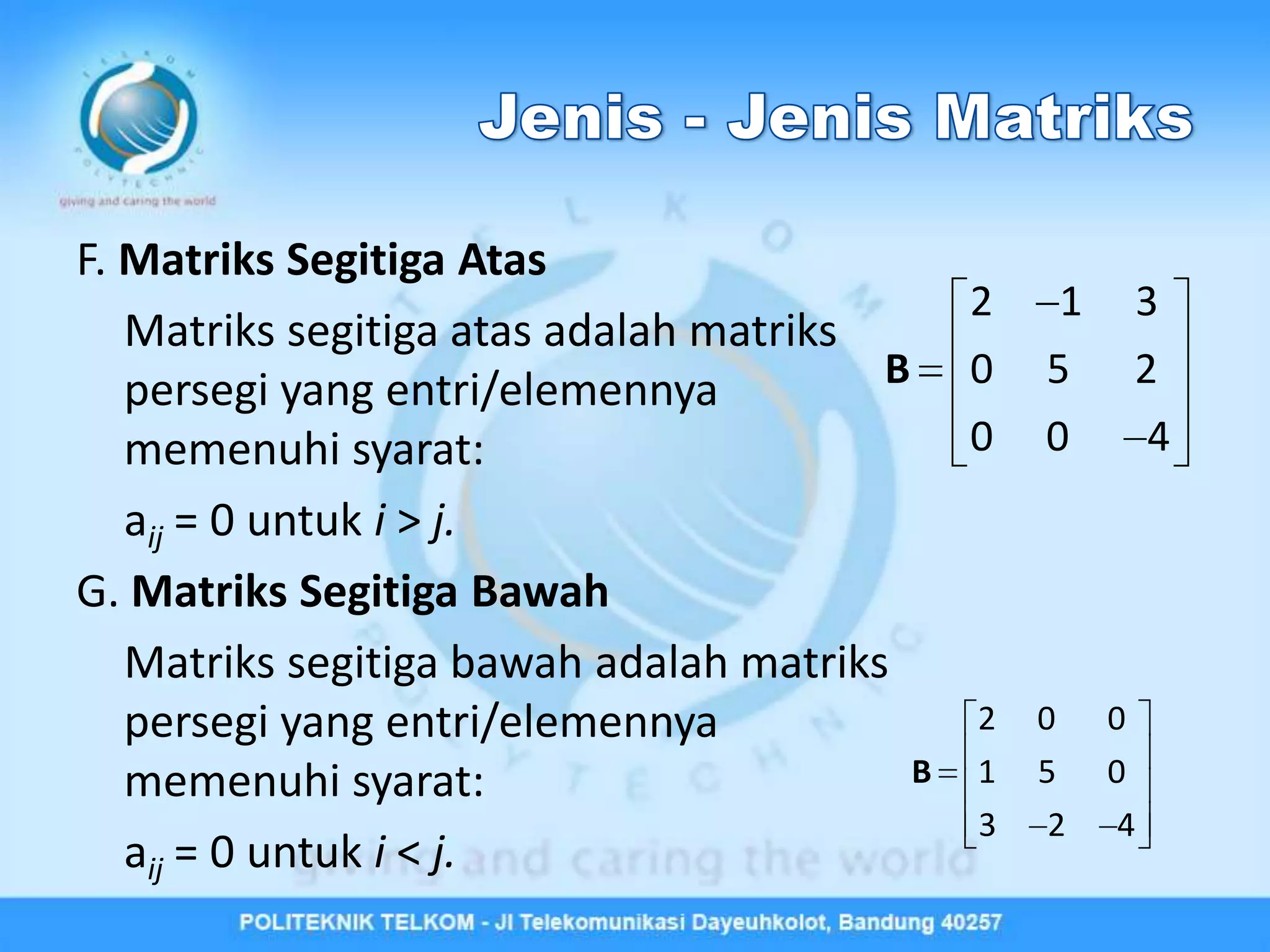 Bab 3(1) matriks | PPTX