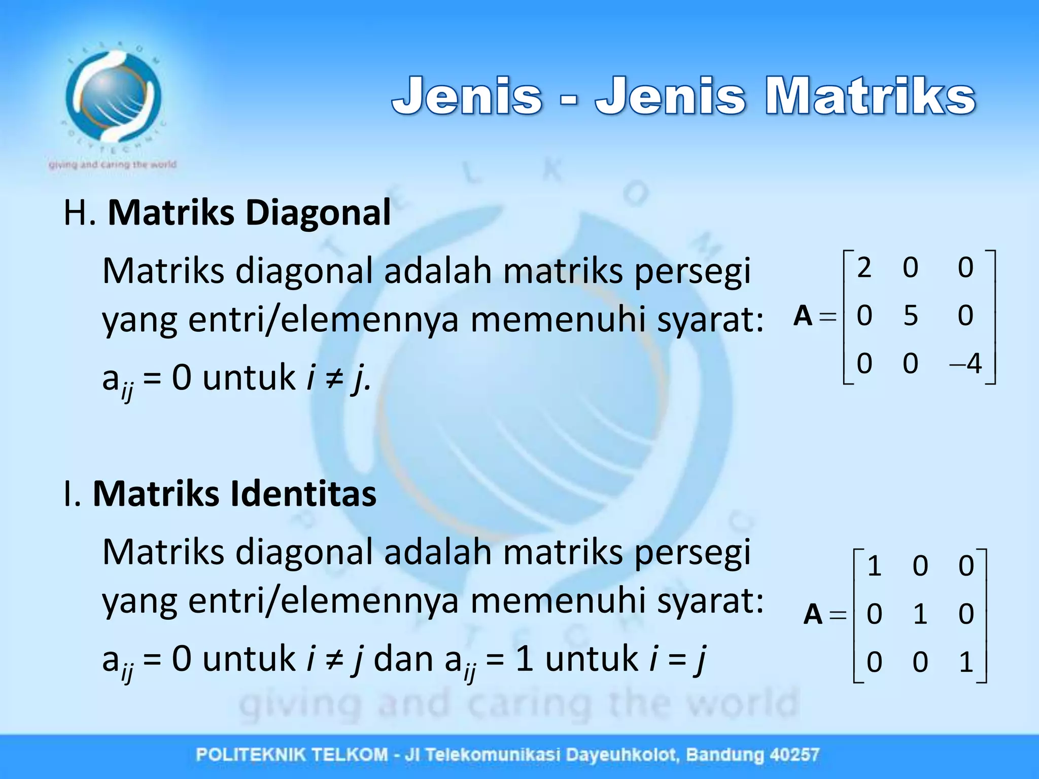 Bab 3(1) matriks | PPTX