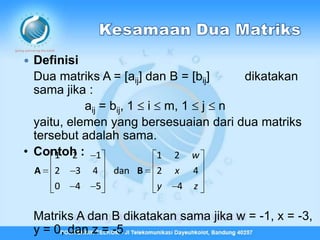 Bab 3(1) matriks | PPT
