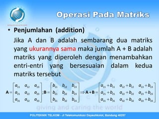 Bab 3(1) matriks | PPTX