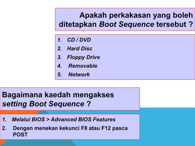 SSK1043 Senibina Komputer Bab 3a BIOS | PPT