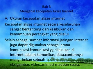 Bab 3 akses internet | PPT