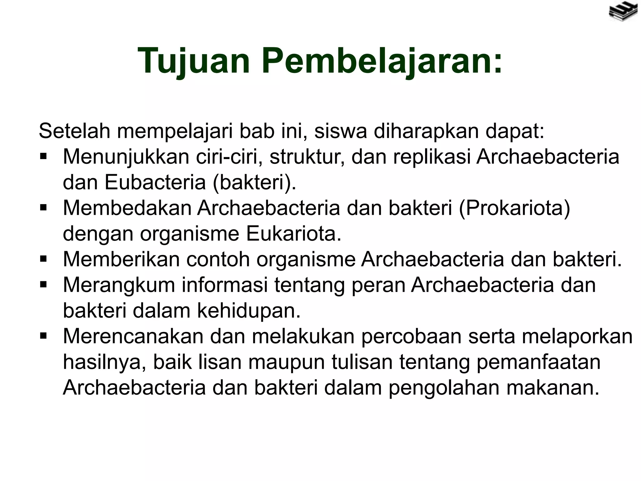 Bab 3 archaebacteria dan eubacteria | PPTX