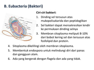 Archaebacteria dan Eubacteria | PPT