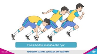 PPT Atletik.pptx jalan cepat, lari jarak pendek, lompat jauh, dan tolak peluru. | PPT