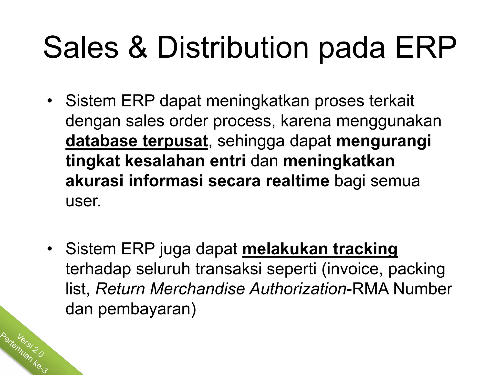 ERP_Modul_Sales&Distribution | PPT