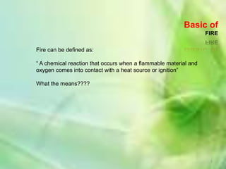 Bab 3 fire safety | PPTX | Chemistry | Science