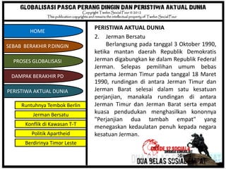 Bab 3 globalisasi pasca perang dingin | PPT | Free Download