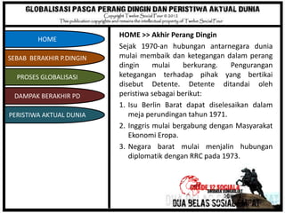 Bab 3 globalisasi pasca perang dingin | PPT | Free Download