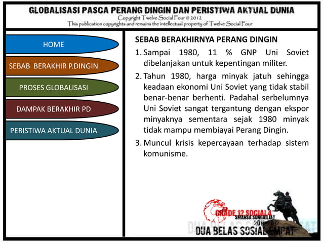 Bab 3 globalisasi pasca perang dingin | PPT