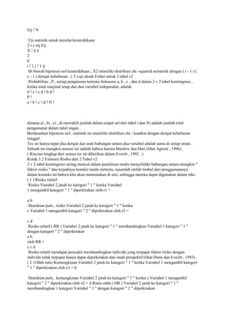 Bab 3 inferensial sederhana untuk kategori data | PDF