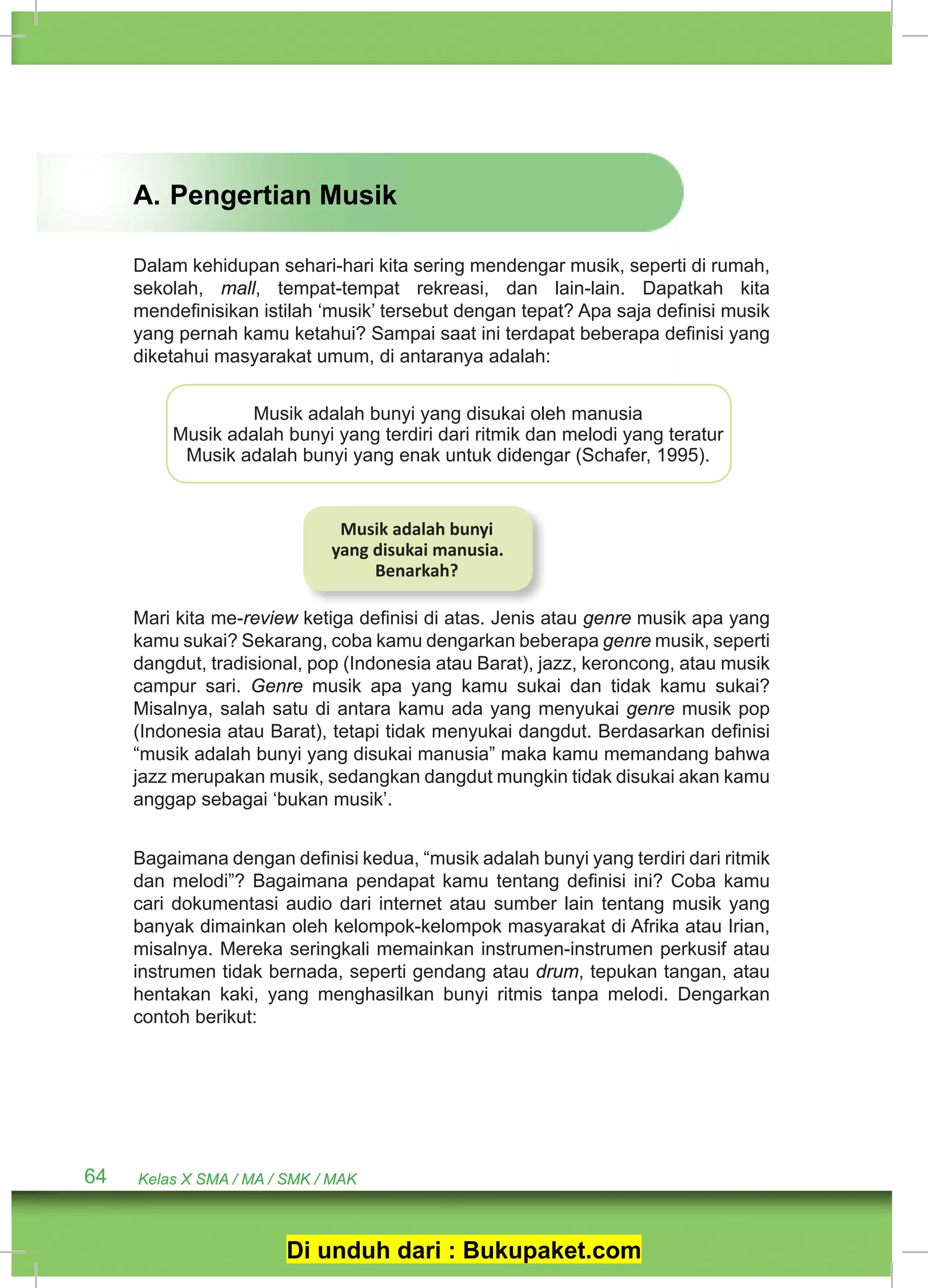 Bab 3 jenis atau genre musik | PDF