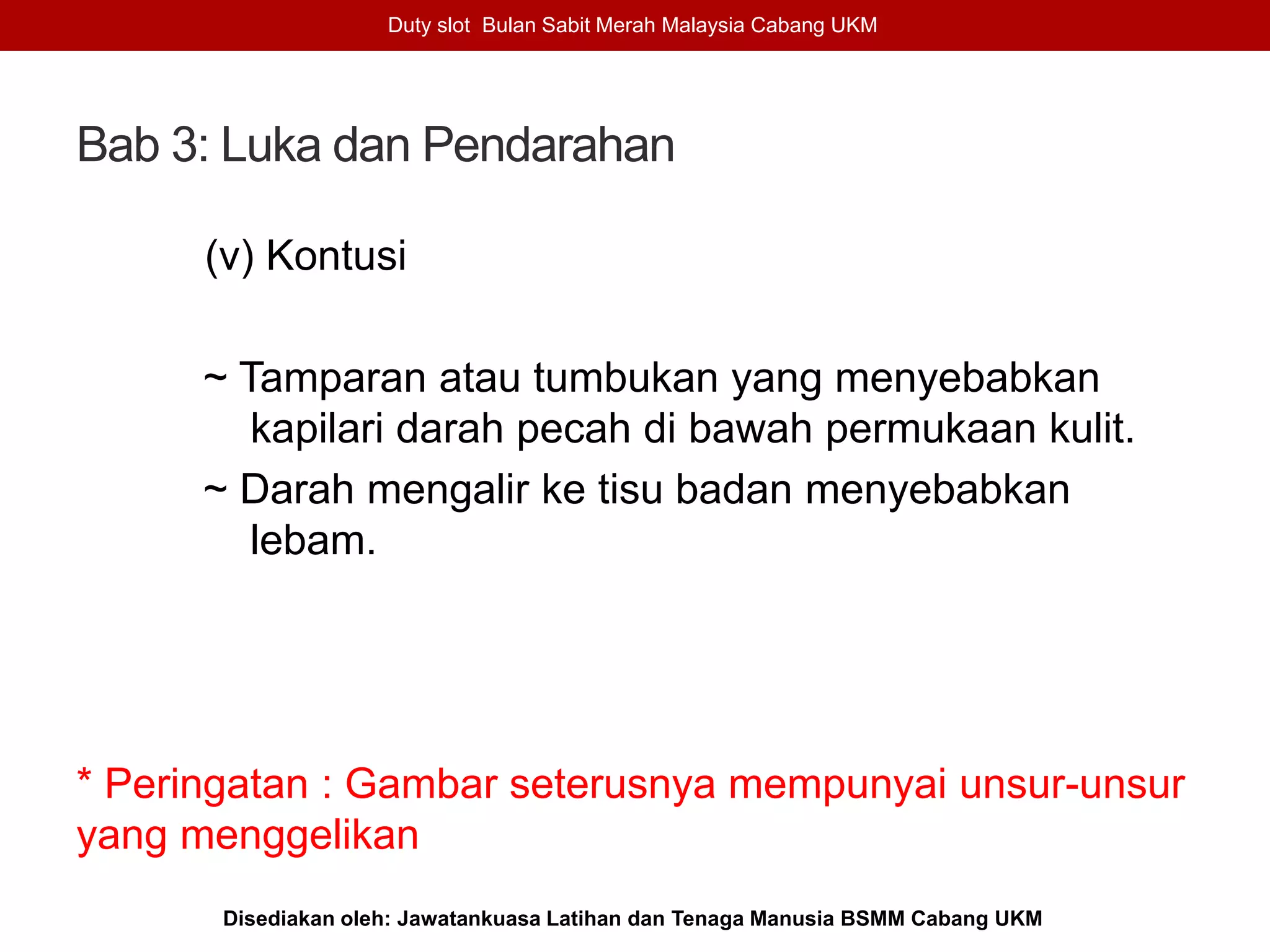 Bab 3 jenis luka | PPTX