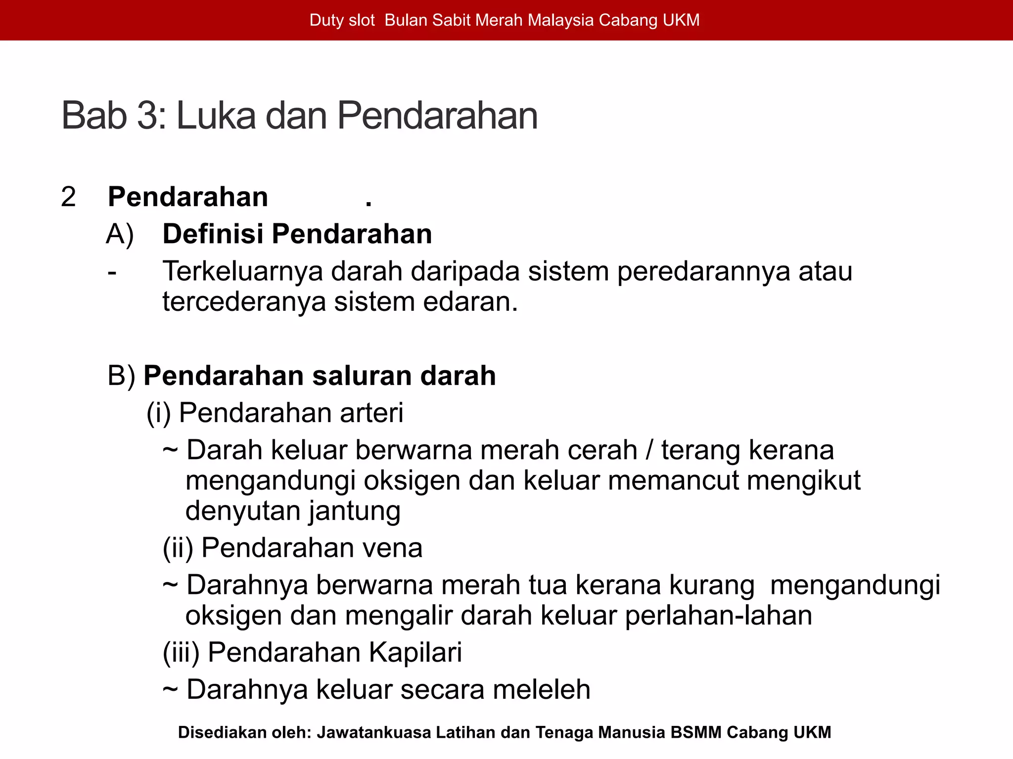 Bab 3 jenis luka | PPTX