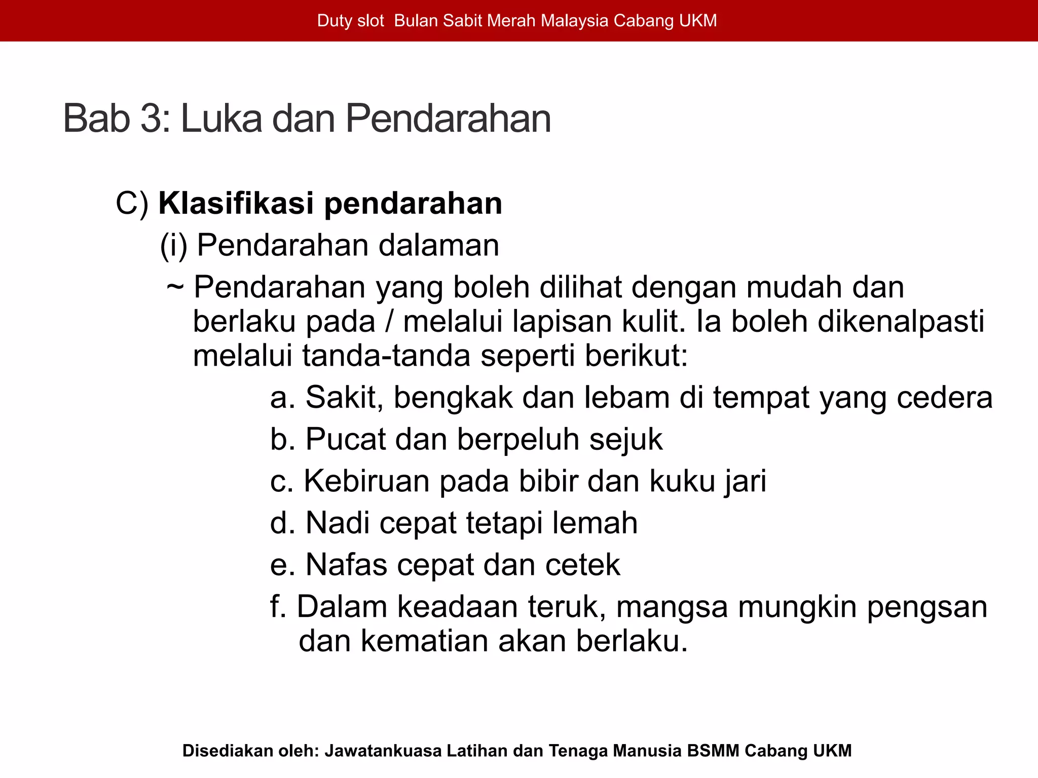 Bab 3 jenis luka | PPTX