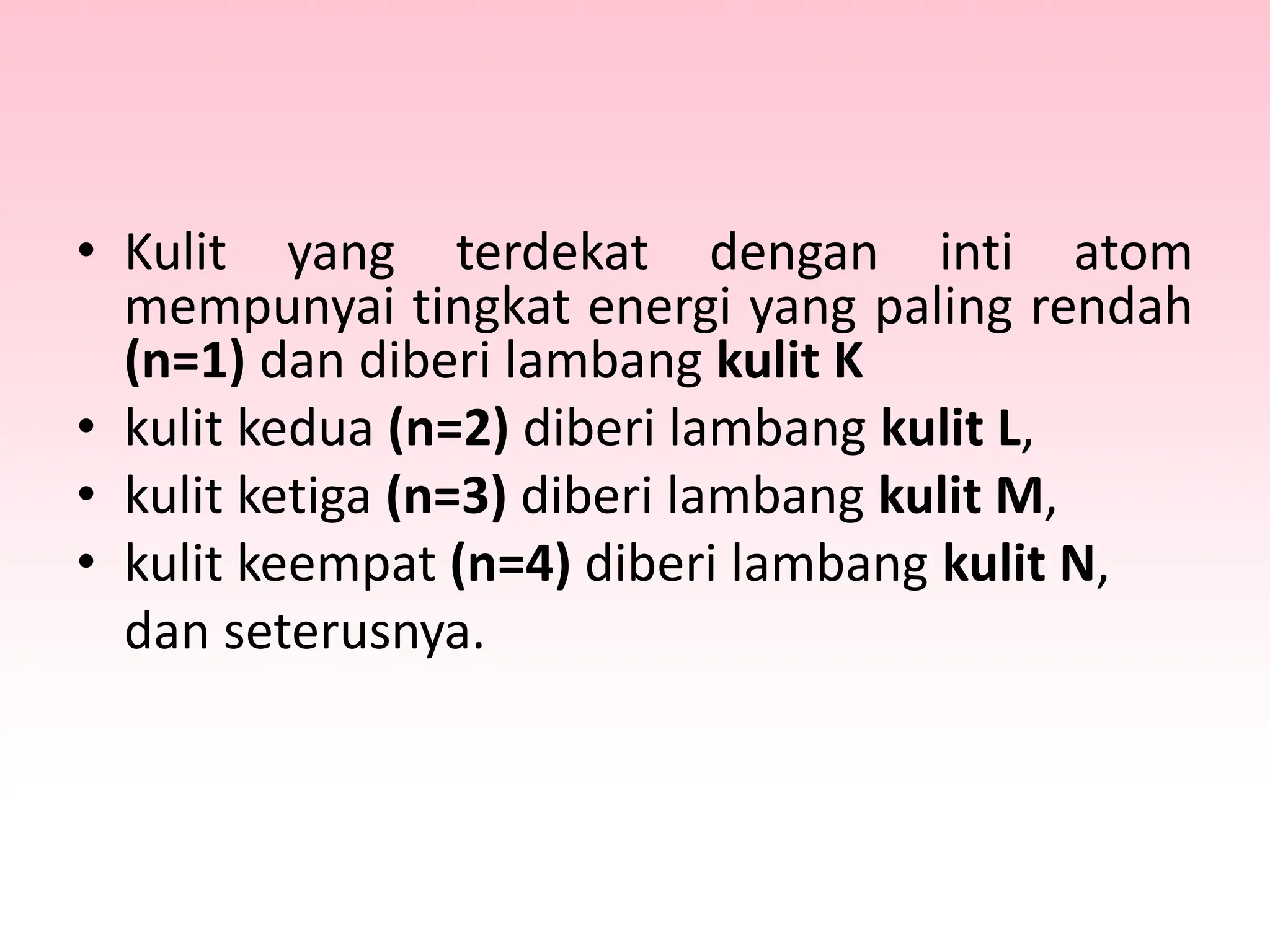 Materi Konfigurasi Elektron Model Atom Niels Bohr dan Tabel Paeriodik ...