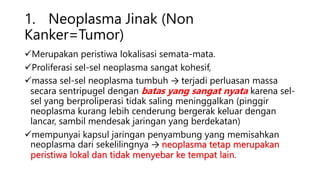 Bab 3 konsep dasar neoplasma sesi 1-dr,herlin RMIK POLITEKNIK BAUBAU.pptx
