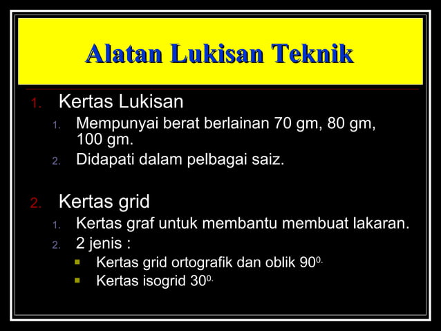 KHB TING 2 - Bab 3 Lukisan Teknik | PPT