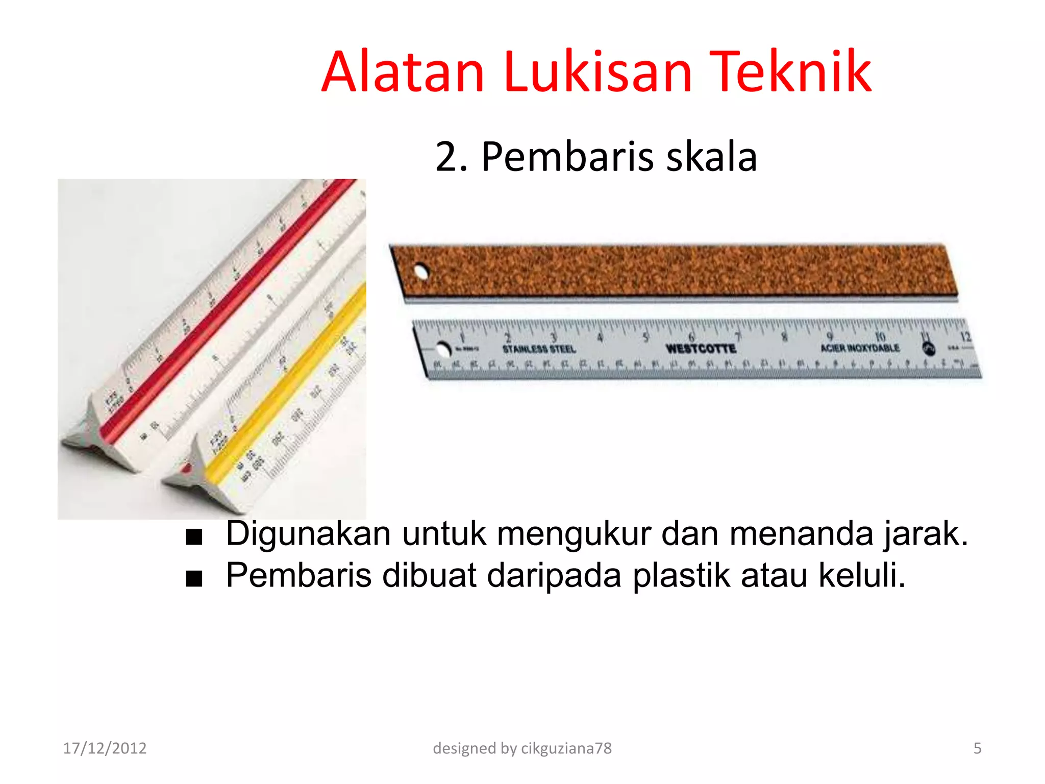 Bab 3 lukisan teknik ting 2 | PPTX