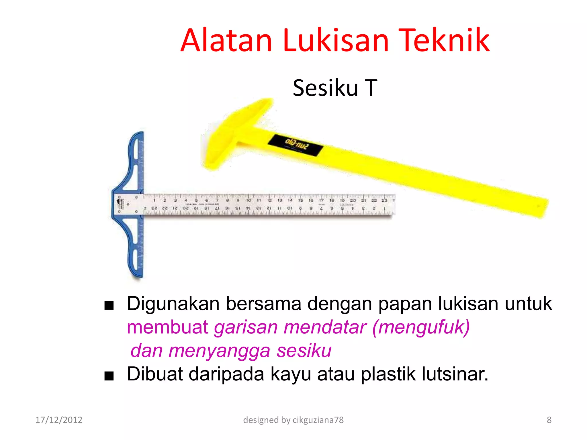 Bab 3 lukisan teknik ting 2 | PPTX