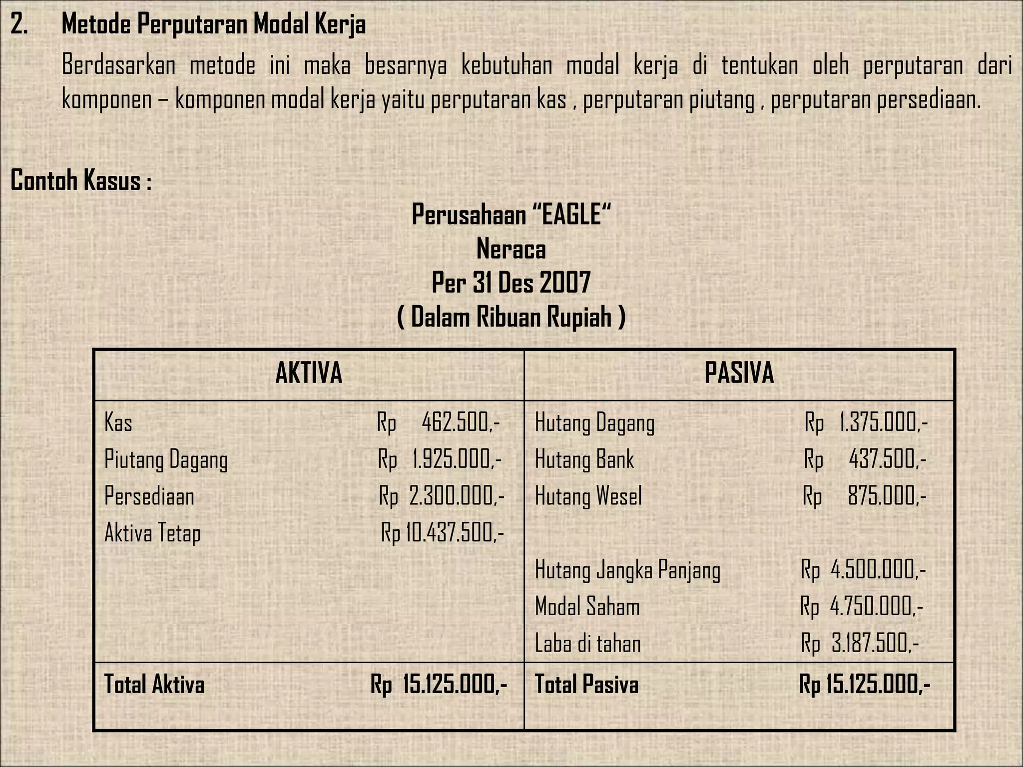 Bab 3 manajemen modal kerja | PDF