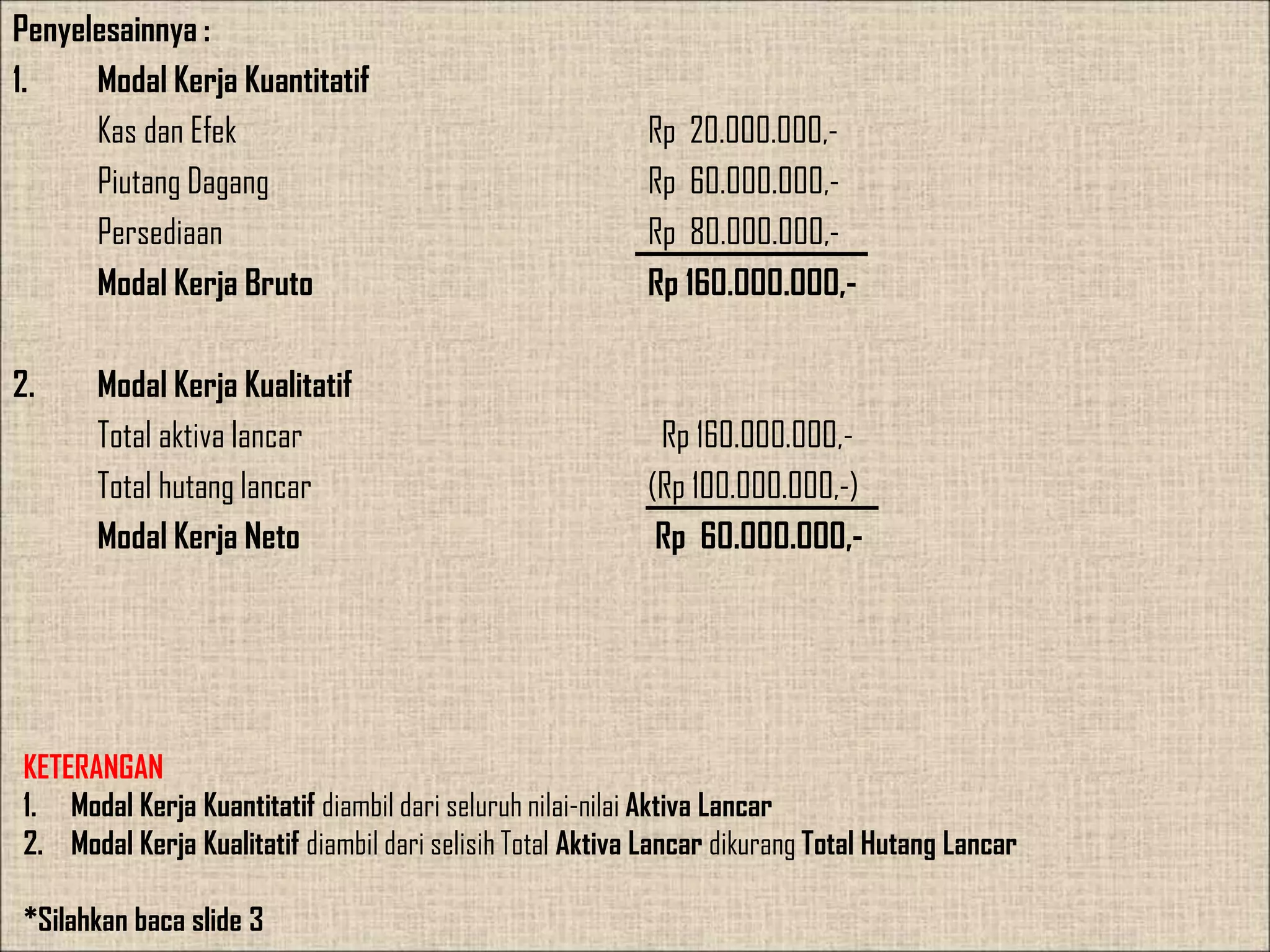 Bab 3 manajemen modal kerja | PDF